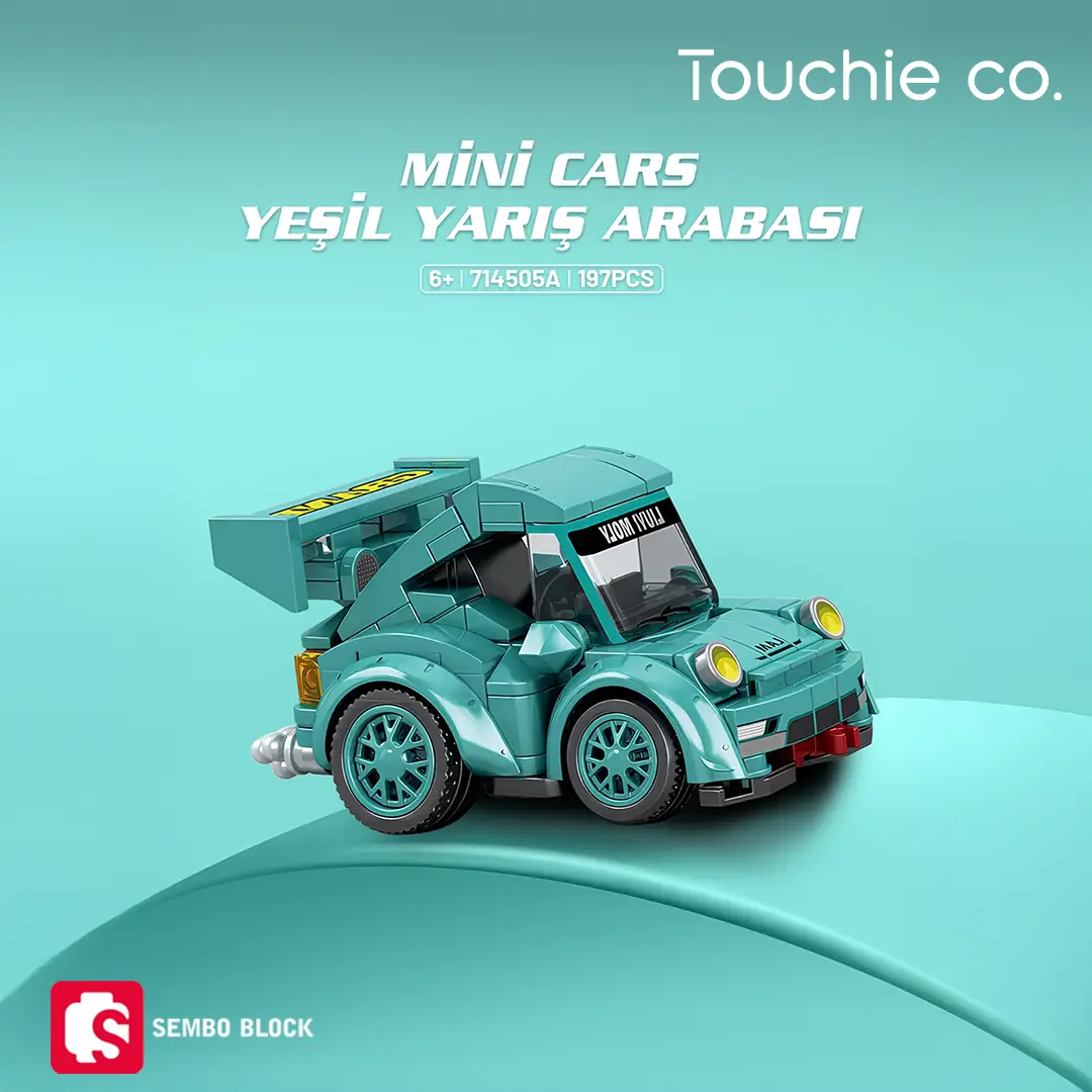 Mini Cars Yeşil Yarış Arabası (197 Parça) – Sembo Block | Lego Uyumlu ...