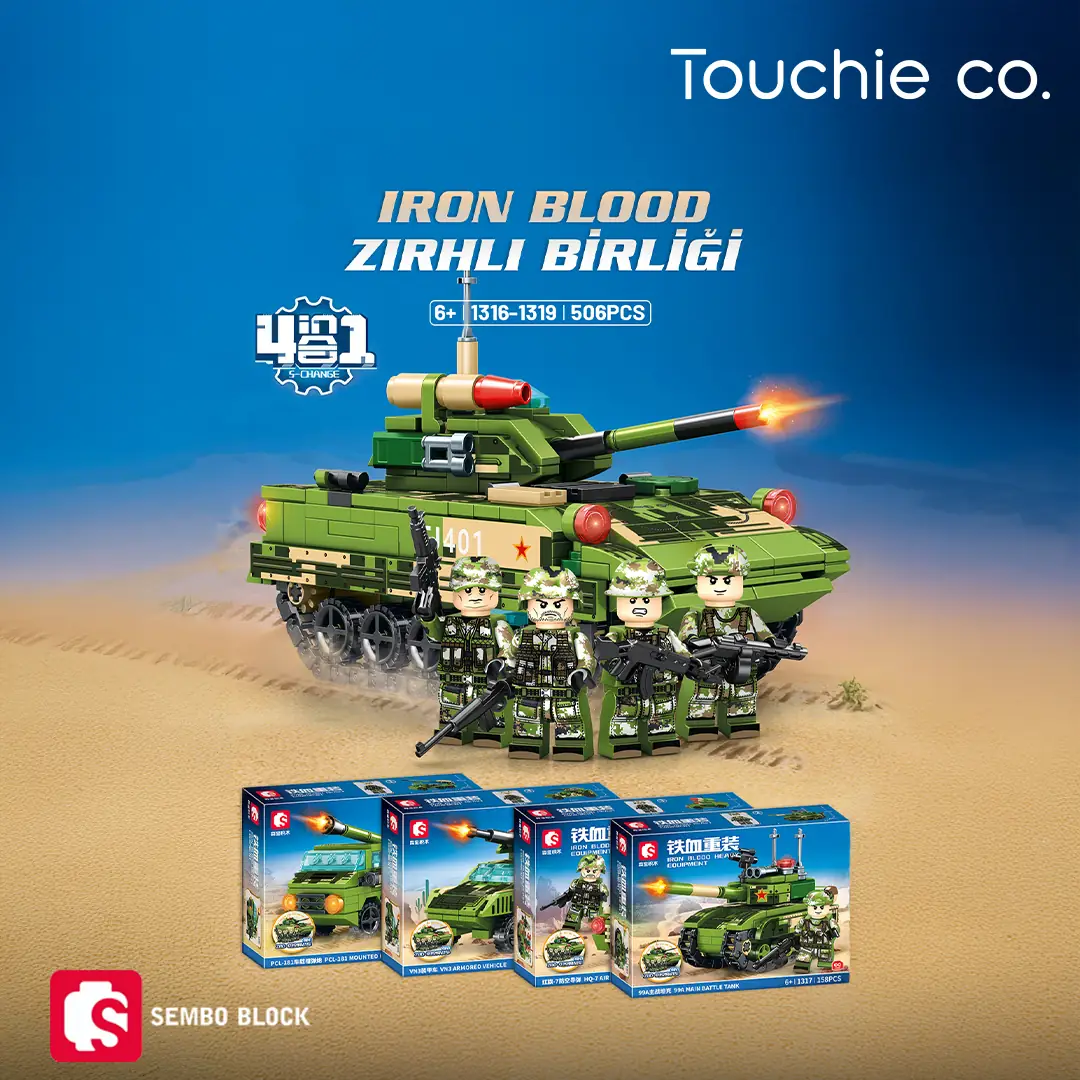 Sembo Block Iron Blood Zırhlı Birliği 506 parça Yapı Seti - Lego Uyumlu ...