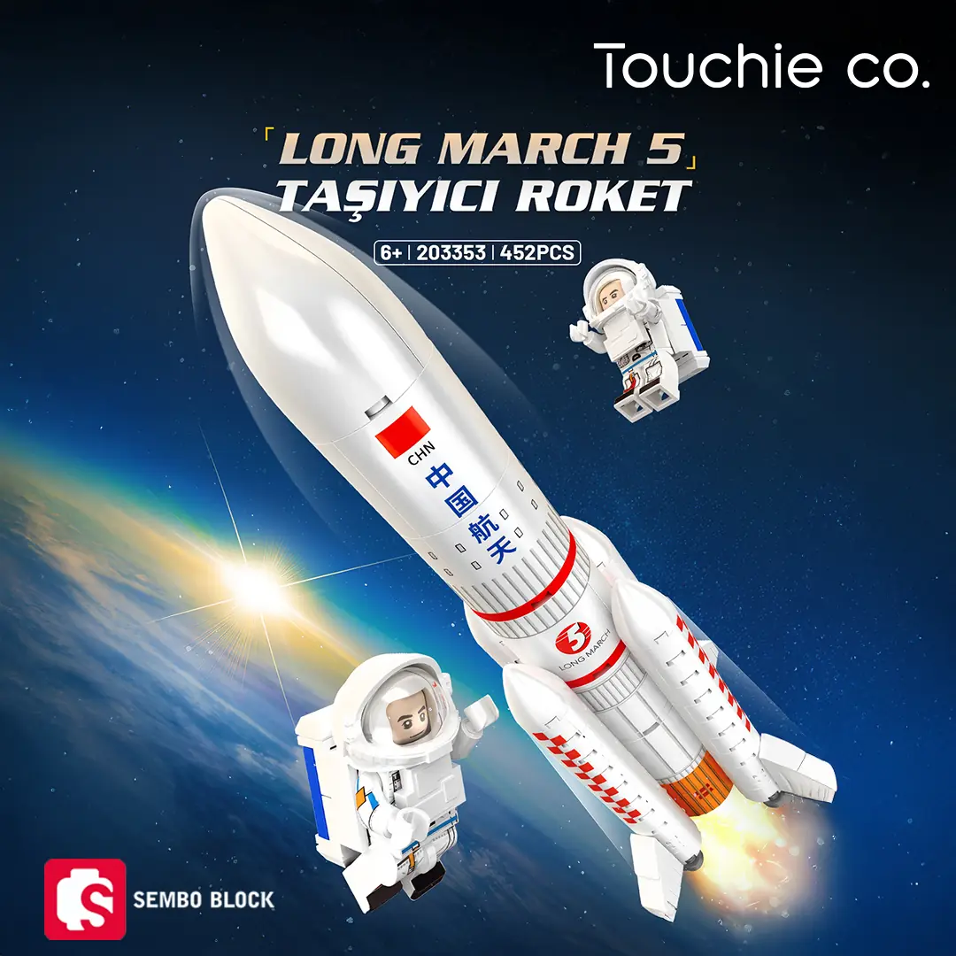 Long March 5 Taşıyıcı Roket 452 Parça - Sembo Block | Lego Uyumlu Yapı ...