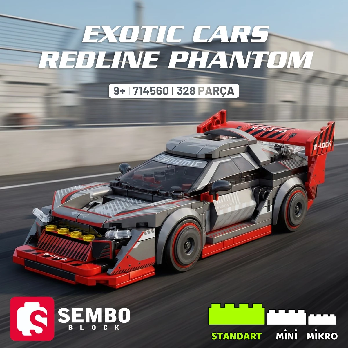 Sembo Block | Sembo Block Exotic Cars Redline Phantom Yapı Bloğu Seti ...
