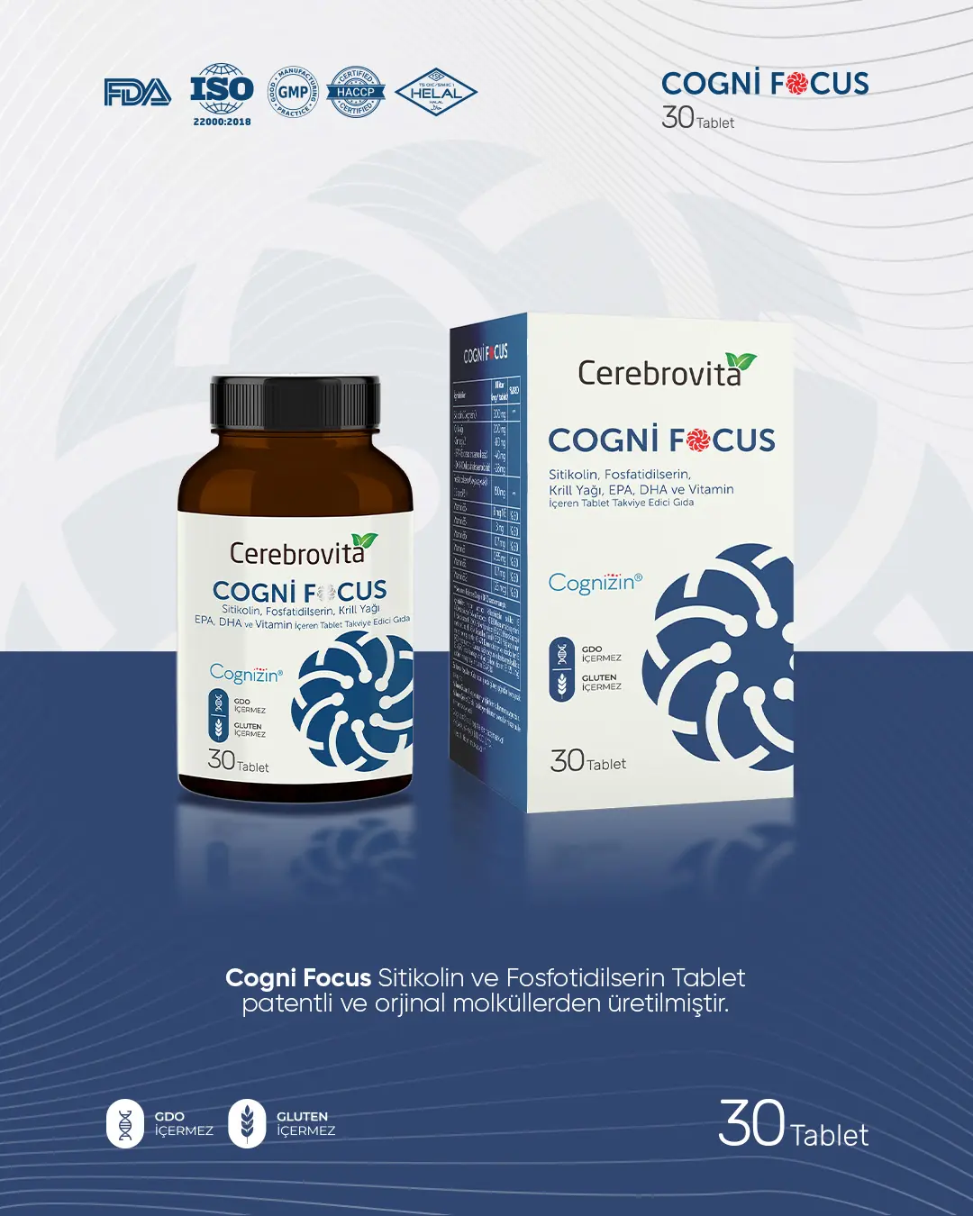 Cogni Focus Tablet | Cerebrovita