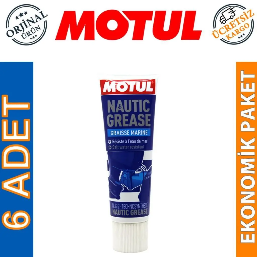 Motul Nautic Grease 200 Gr Marin Tekne Gres (6 Adet)