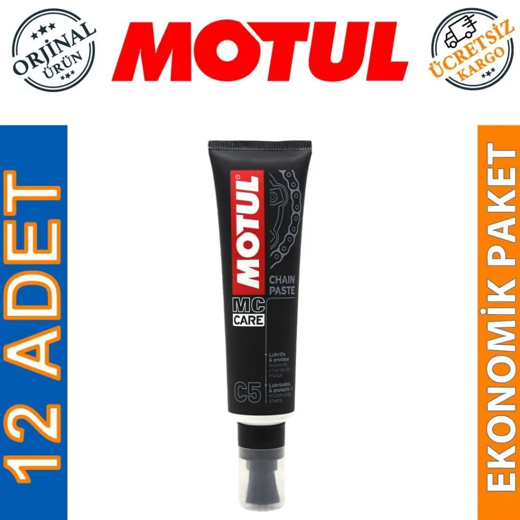 Motul C5 Chain Paste 150 Ml Zincir Yağlama Kremi 12 Adet