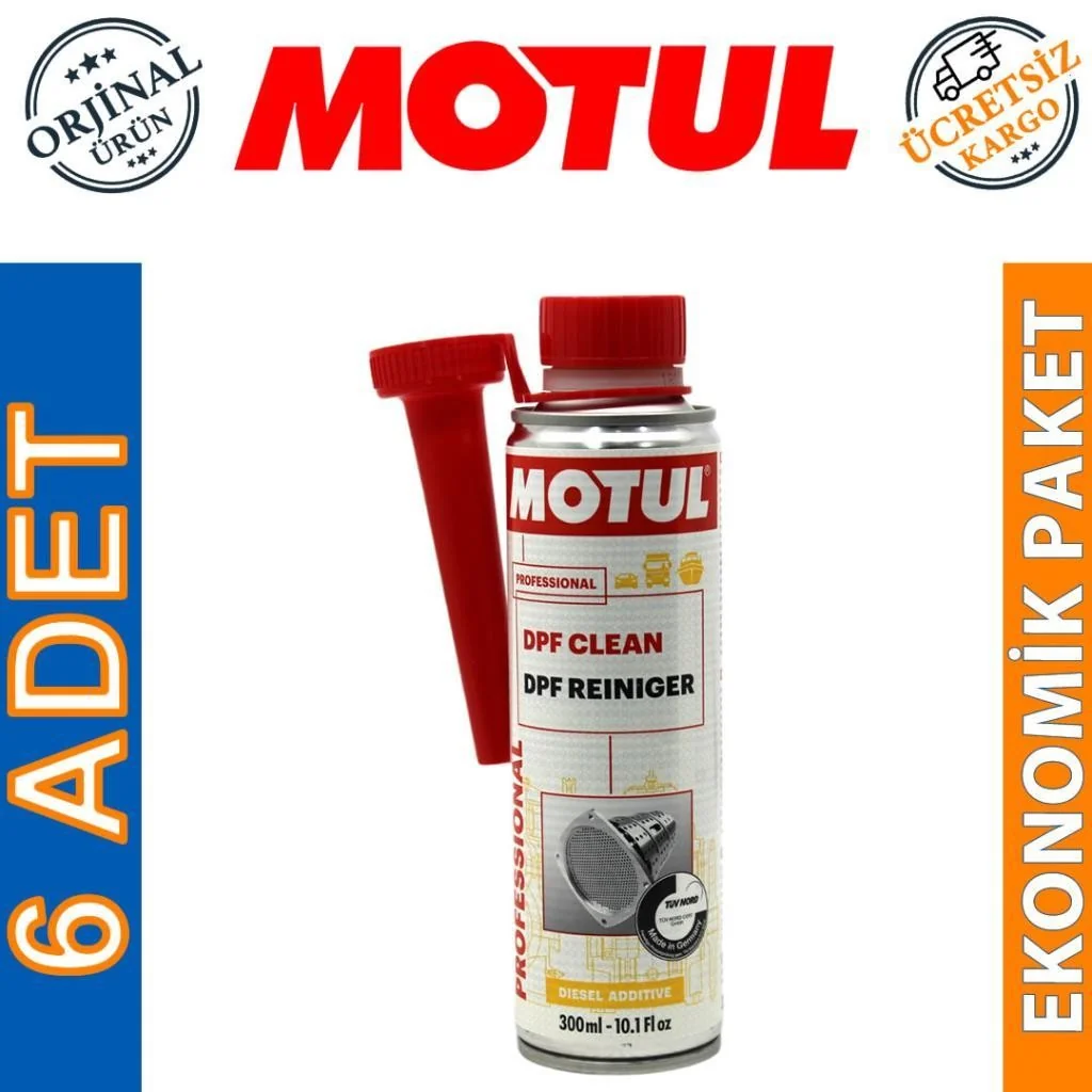 Motul DPF Clean 300 ML Partikül Filtre Temizleyici (6 Adet)