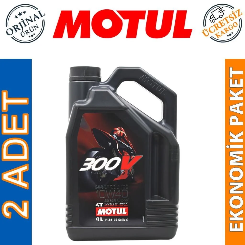 Motul 300V FL 10W40 4T 4 Lt Motosiklet Yağ 2 Adet Fiyatı
