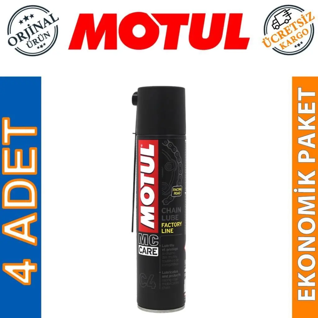 Motul C4 Chain Lube FL 400 Ml Zincir Yağı Sprey 4 Adet Fiyat