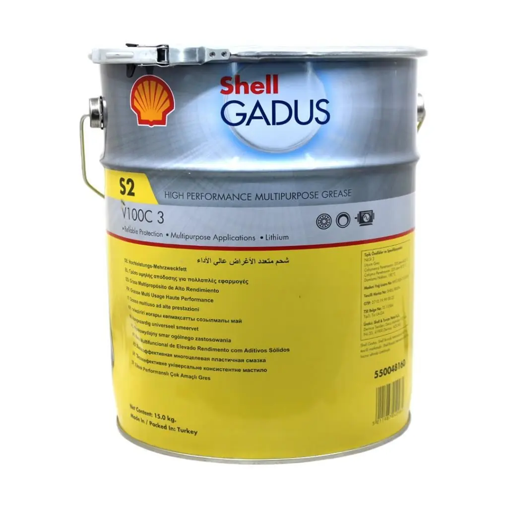 Shell Gadus S2 V100C 3 Gres Yağı 15 Kg Fiyatı