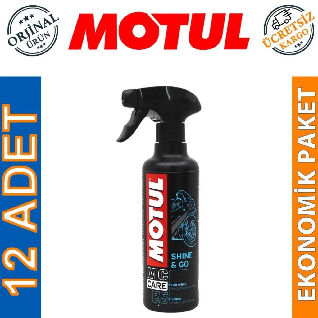 Motul E5 Shine & Go Sprey 400 Ml Hızlı Cila 12 Adet Fiyatı
