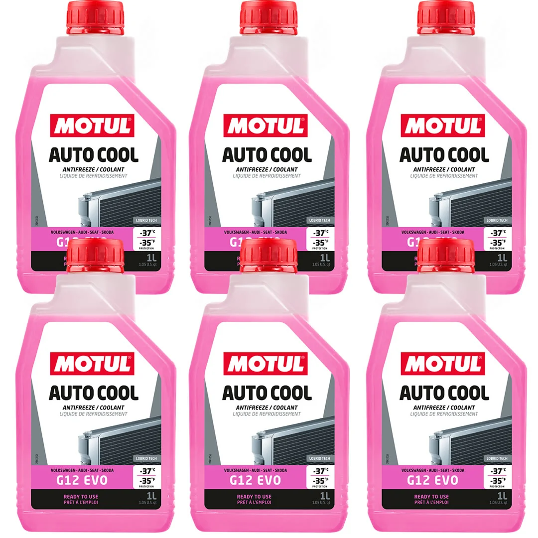 Motul Auto Cool G12 Evo 1 Lt Kırmızı Antifriz (6 Adet)
