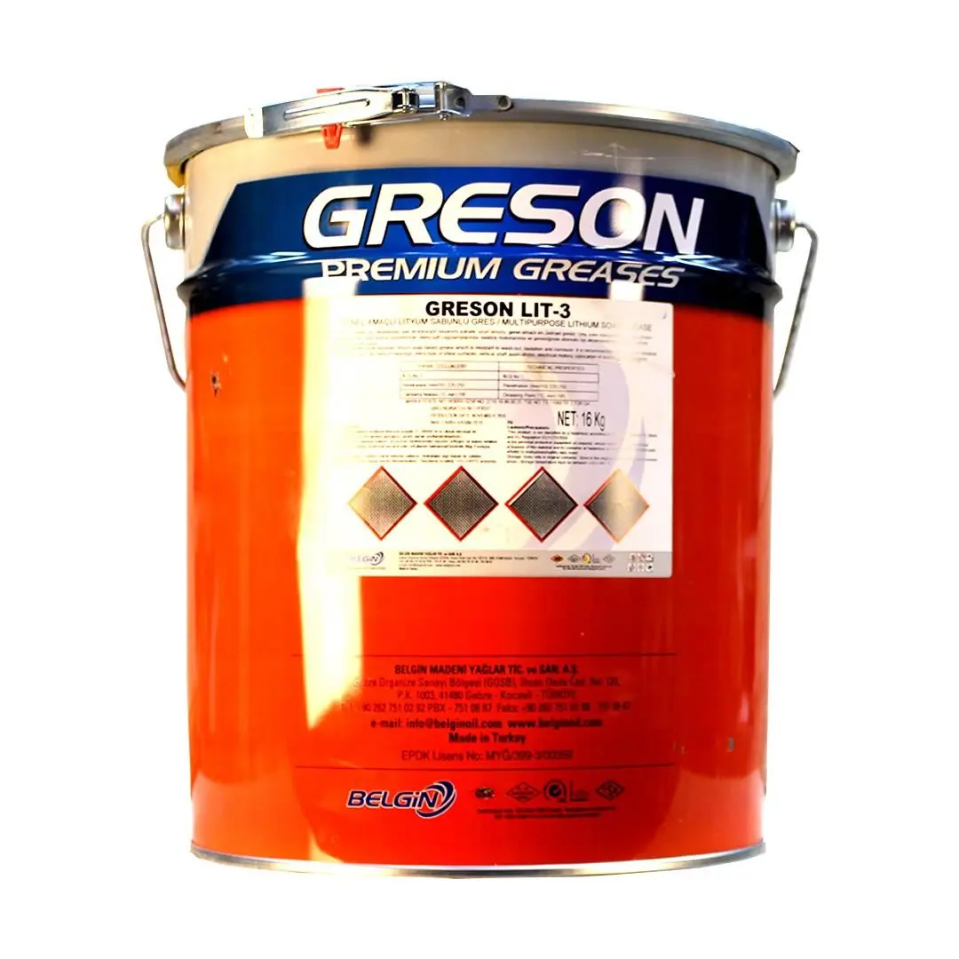 Lubex Greson LIT EP 3 16 Kg Lityum Sabunlu Gres Yağı