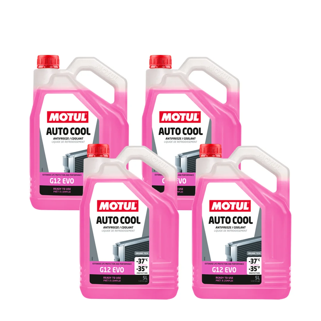 Motul Auto Cool G12 Evo 5 Lt Kırmızı Antifriz (4 Adet)