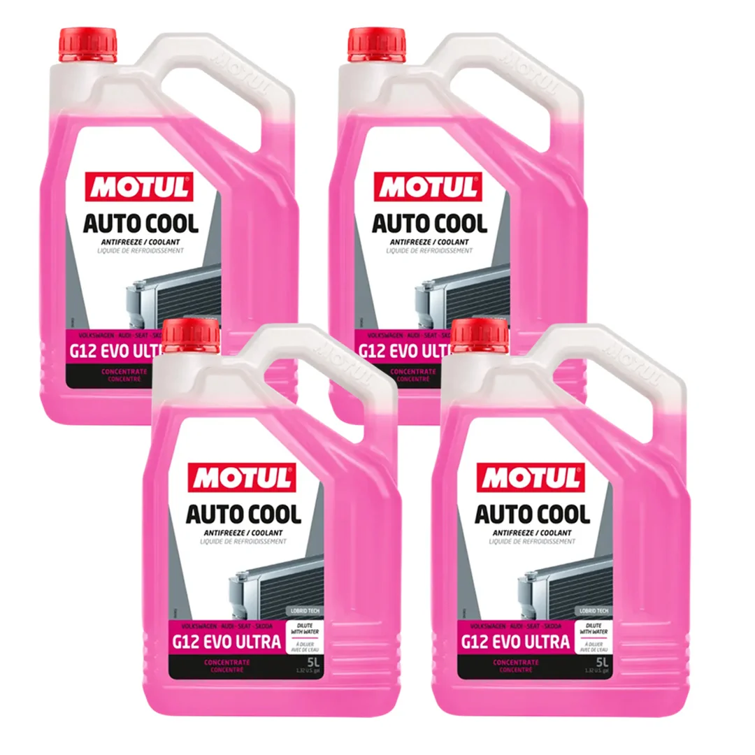 Motul Auto Cool G12 Evo Ultra 5 Lt Konsantre Antifriz 4 Adet