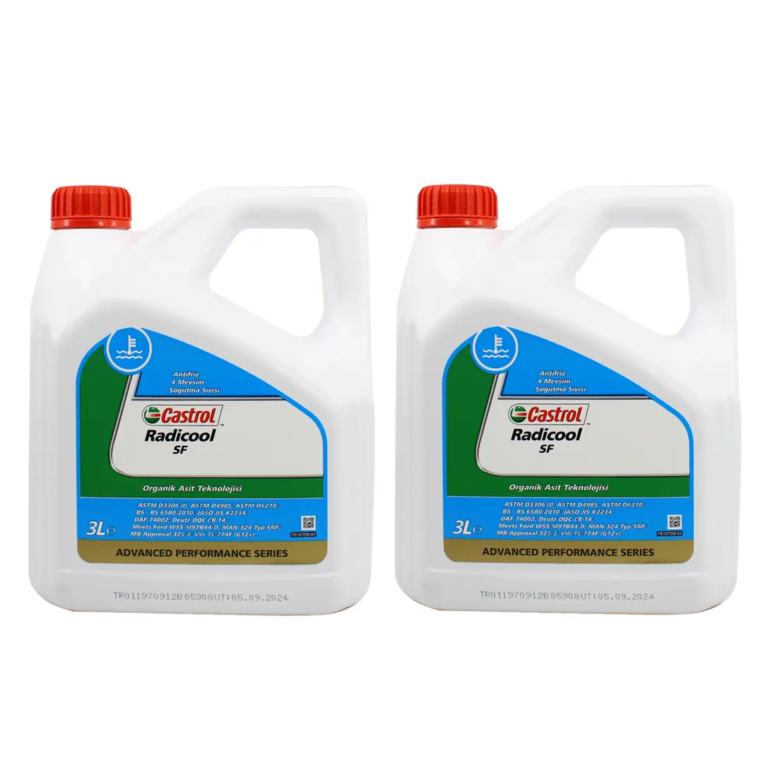Castrol Radicool SF Kırmızı Antifriz 3 Lt Fiyatı (2 Adet)