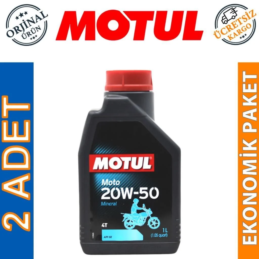 Motul Moto 4T 20W50 1 Lt Motosiklet Yağ 2 Adet Fiyatı