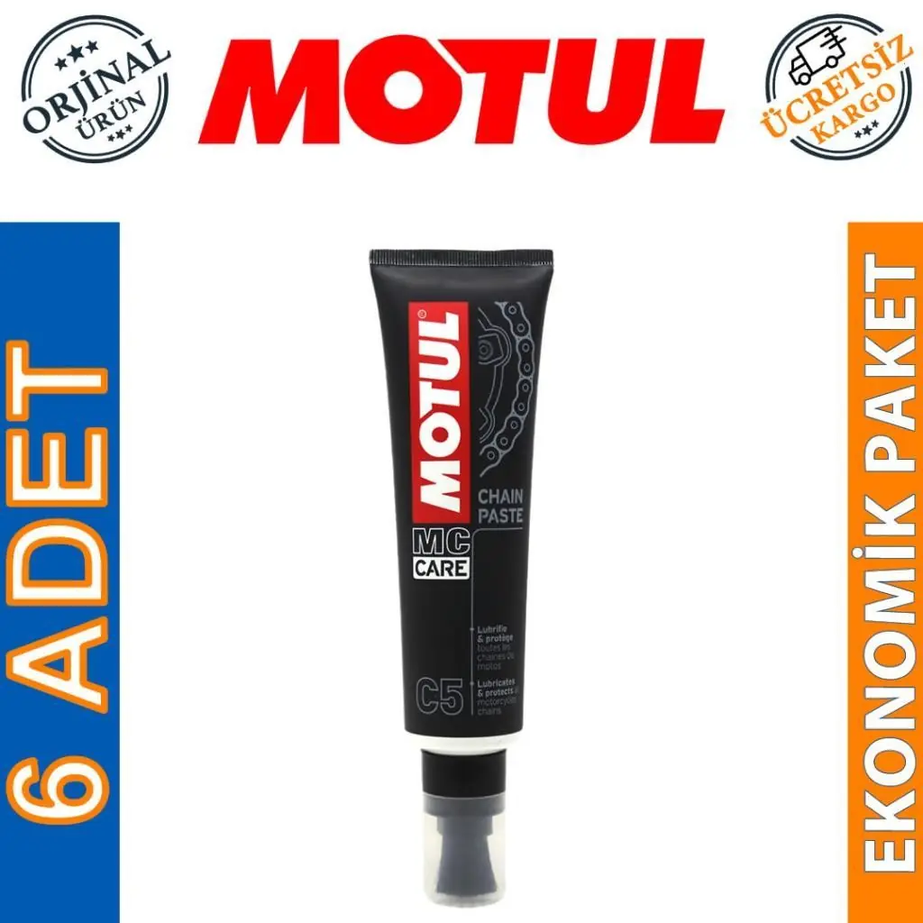 Motul C5 Chain Paste 150 Ml Zincir Yağlama Kremi 6 Adet