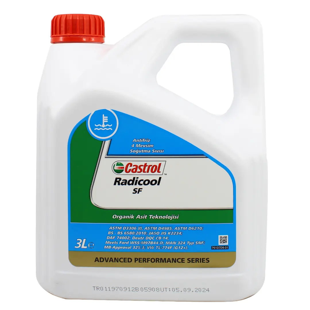 Castrol Radicool SF 3 Lt Konsantre Kırmızı Antifriz Fiyatı