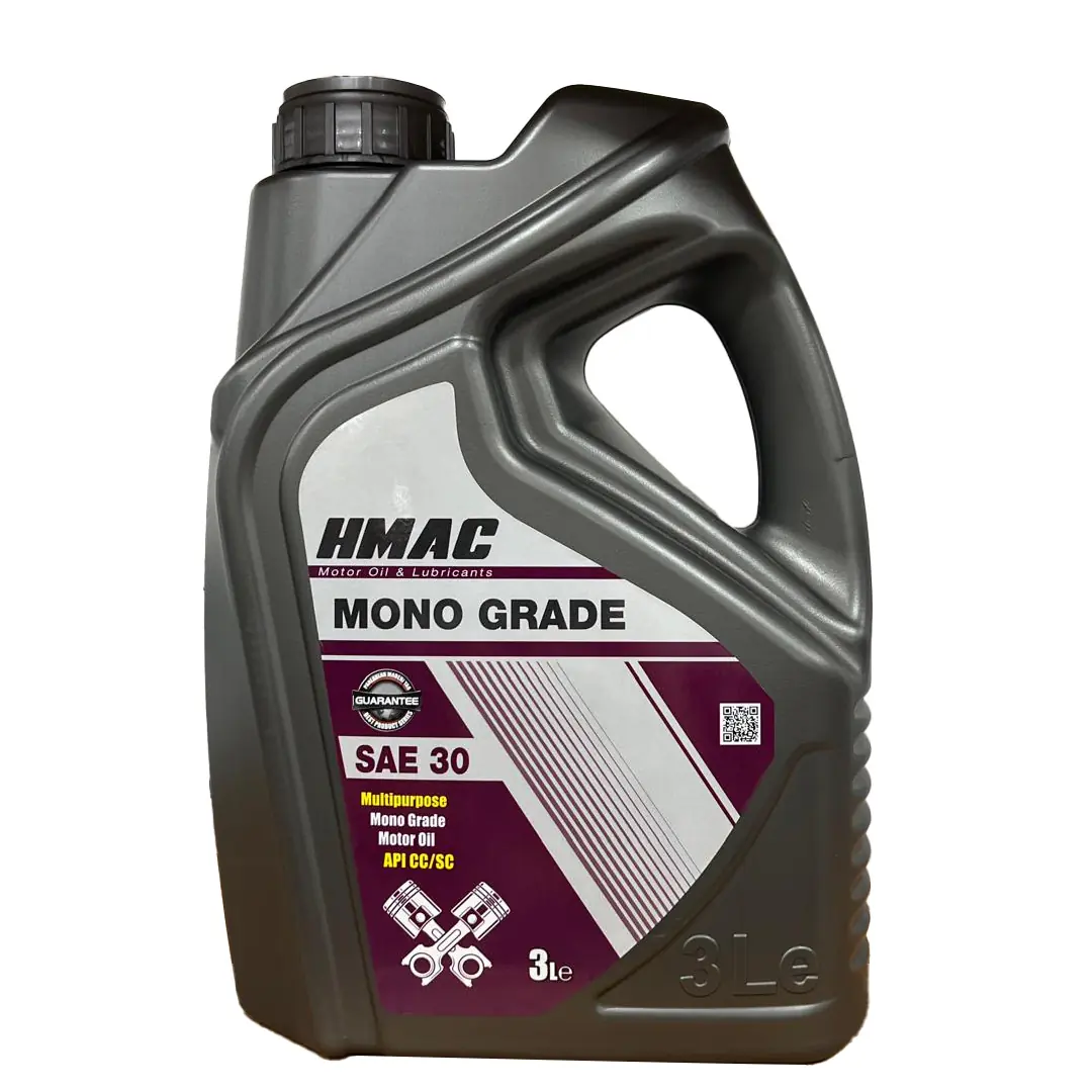 HMAC Mono Grade SAE 30 Motor Yağı 3 Lt
