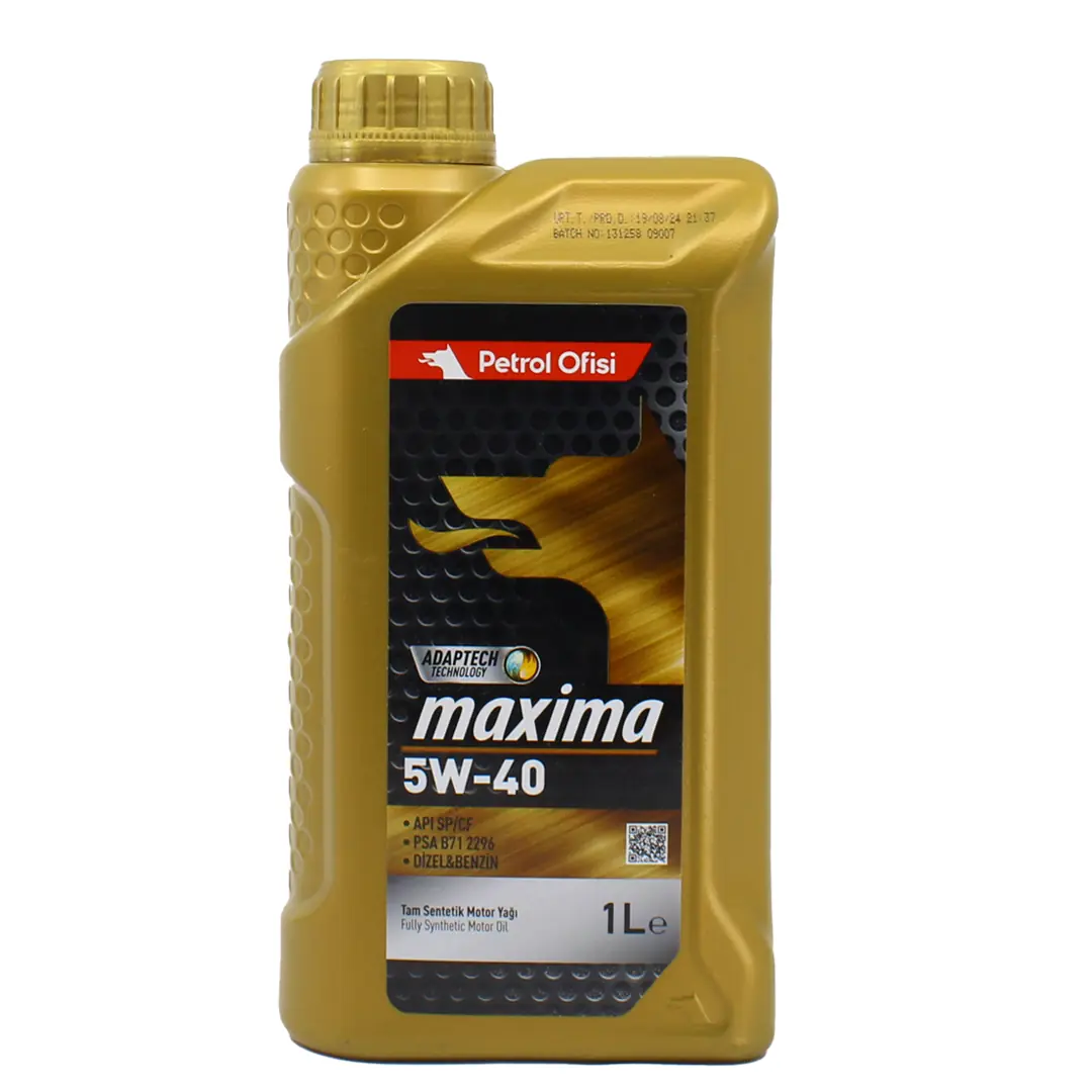 Petrol Ofisi Maxima 5W40 1 Litre Motor Yağı Fiyatı