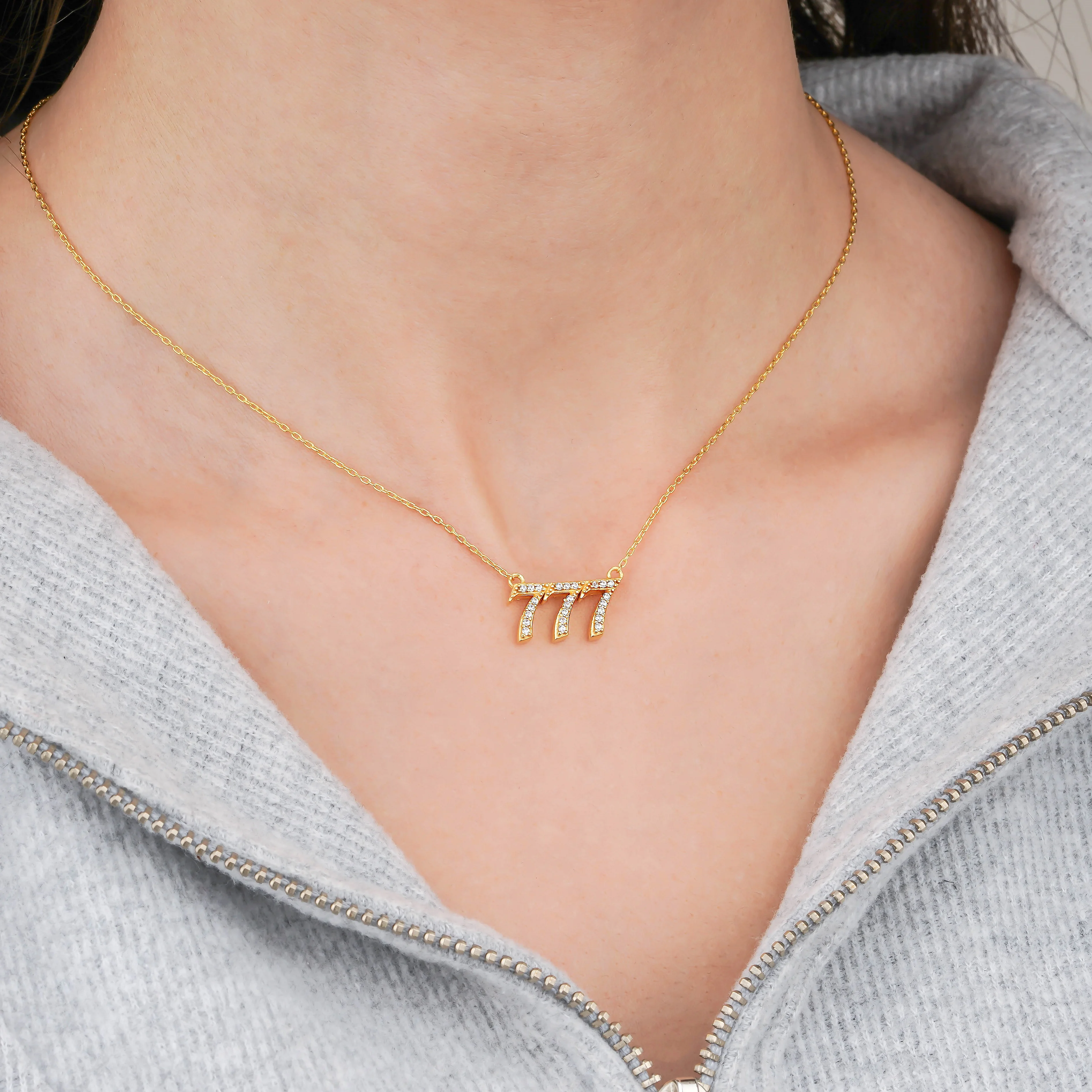 777 Mucize Gümüş Kolye