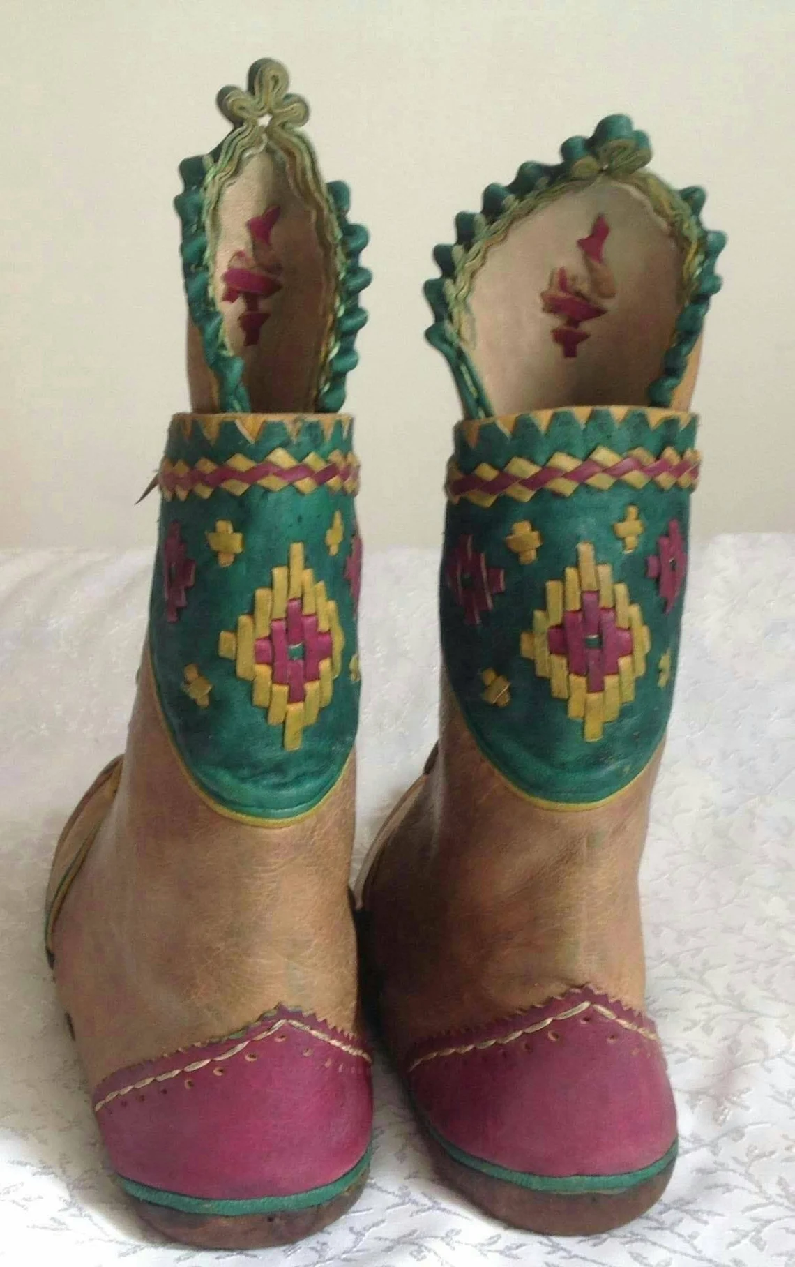 Medieval Historical Ottoman Turkısh Genuine Leather Boot