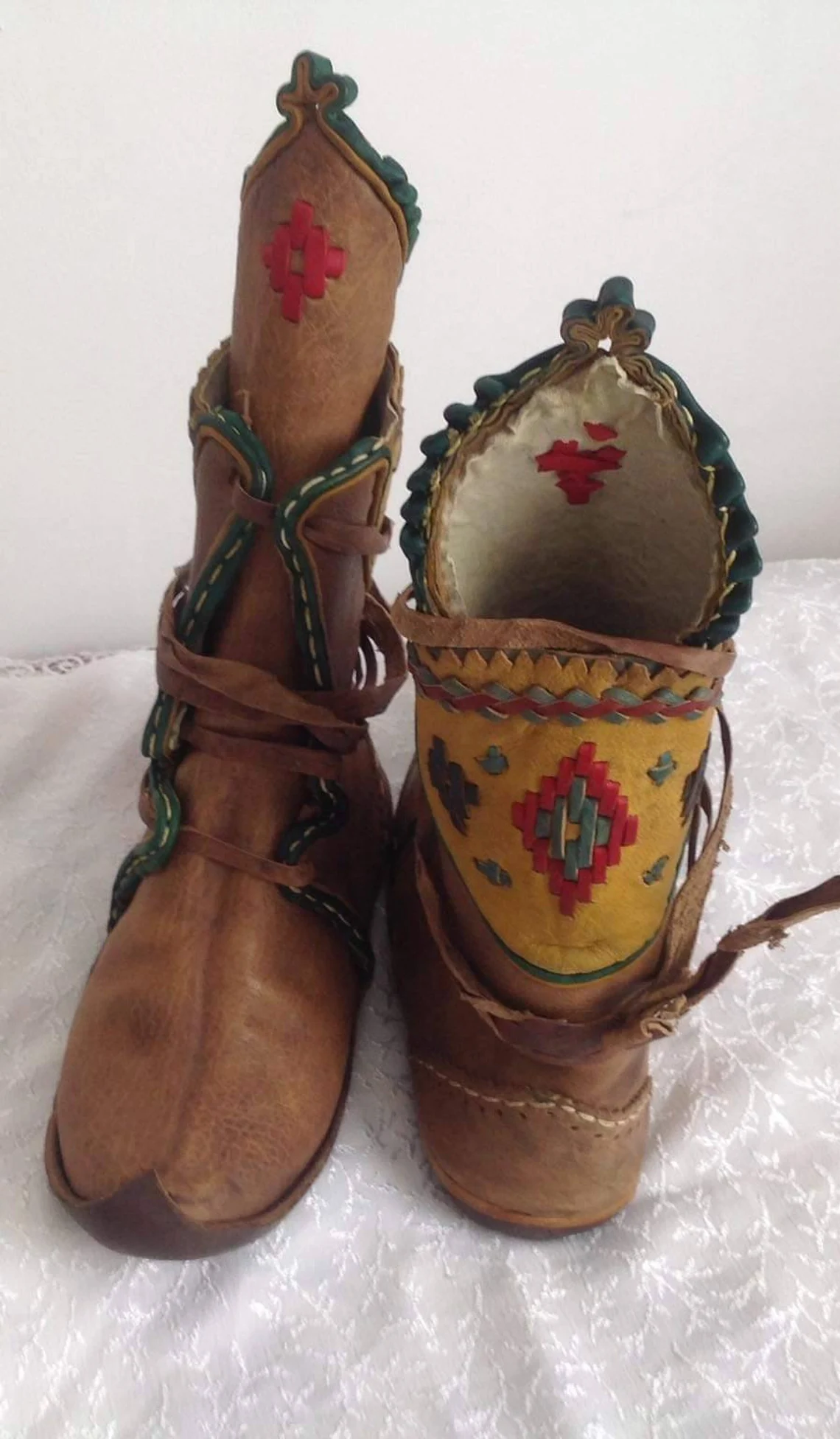Medieval Historical Ottoman Turkısh Genuine Leather Boot