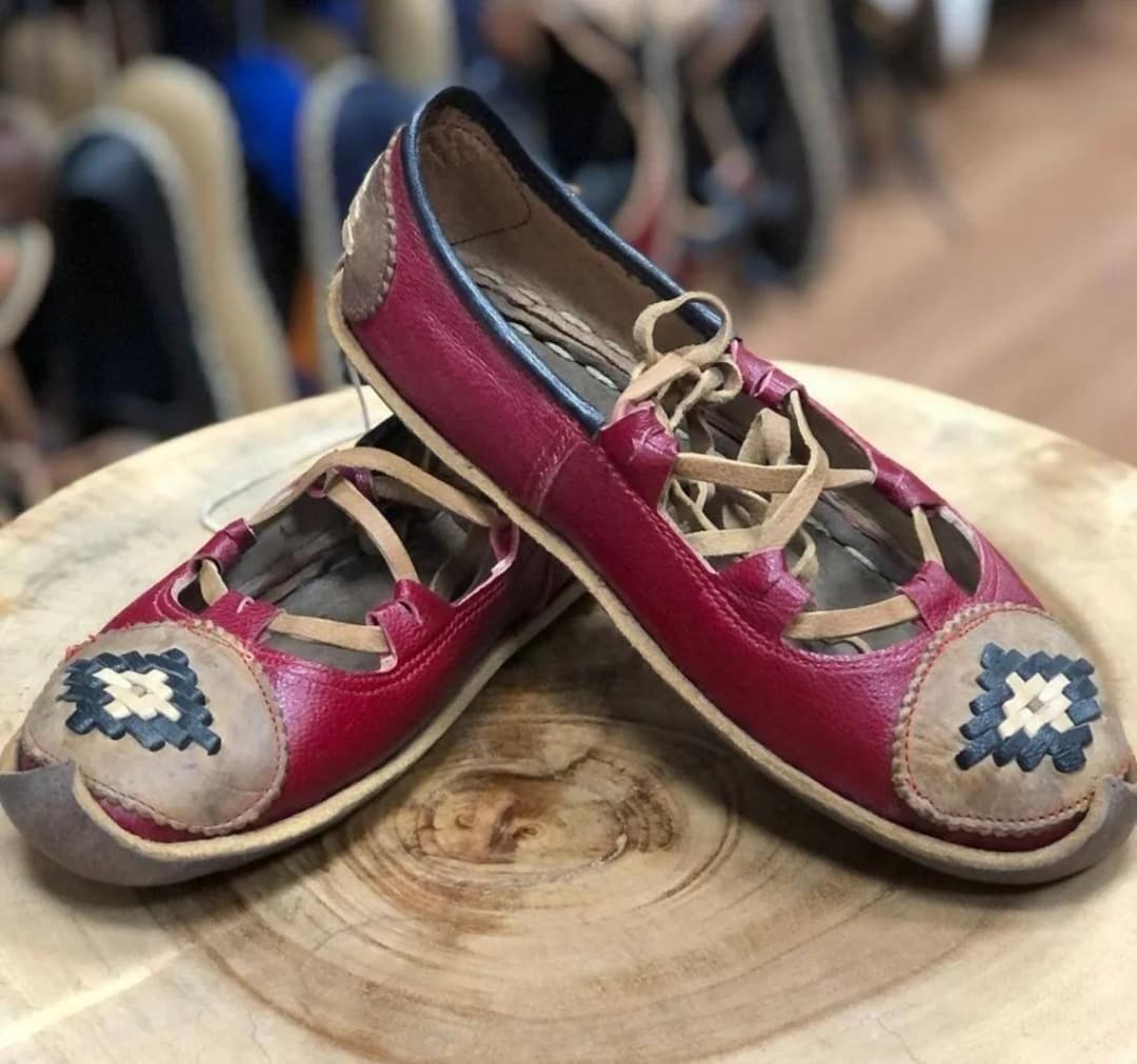 Ottoman Handmade Genuine Leather Flat Yemeni Shoes
