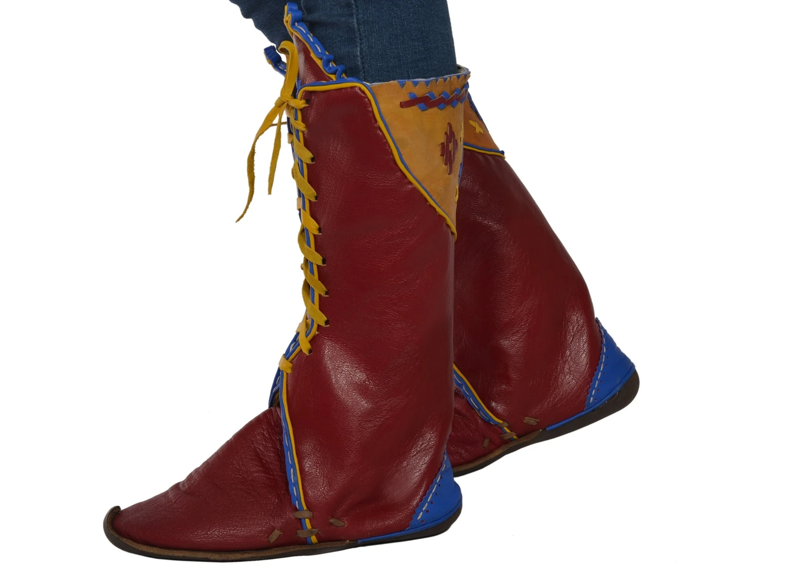 Medieval Historical Ottoman Turkısh Genuine Leather Boot