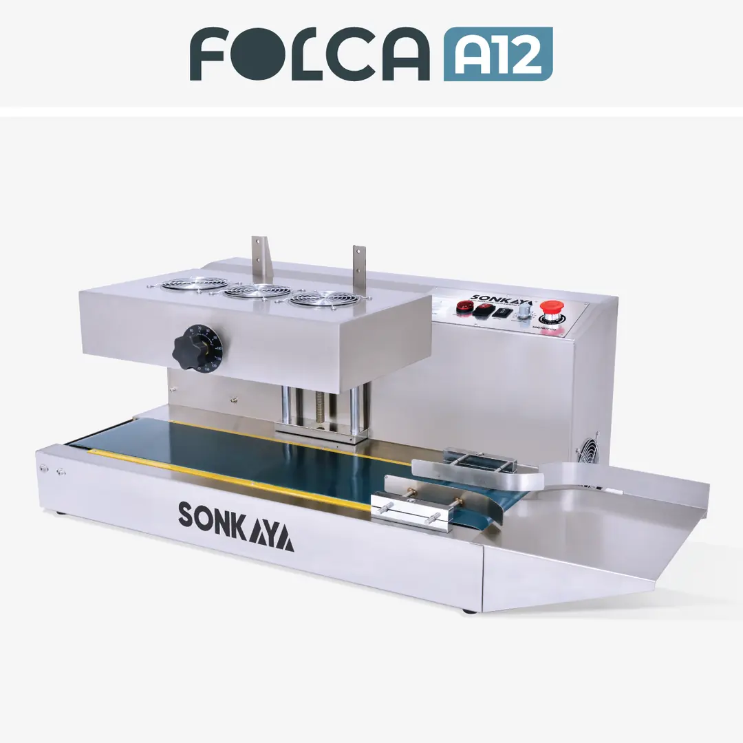 Folca A12 30-130mm Yarı Otomatik İndüksiyon Folyo Kapatma Makinası ...