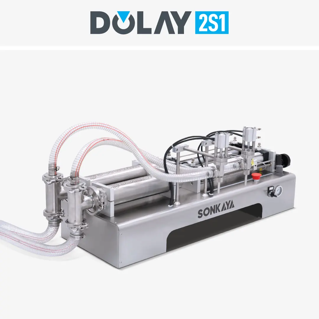 Dolay 2S1 İki Nozullu Sıvı Dolum Makinası - Sonkaya Makina