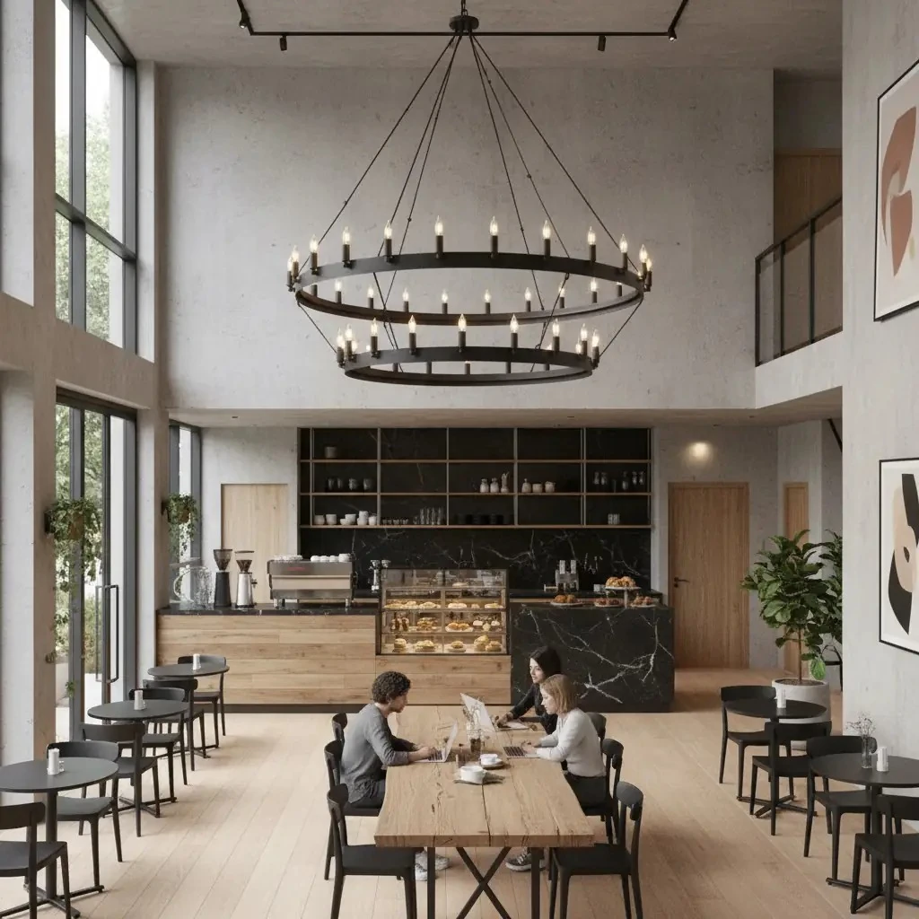 Modern Cafe Avizeleri Endüstriyel Modeller 2026