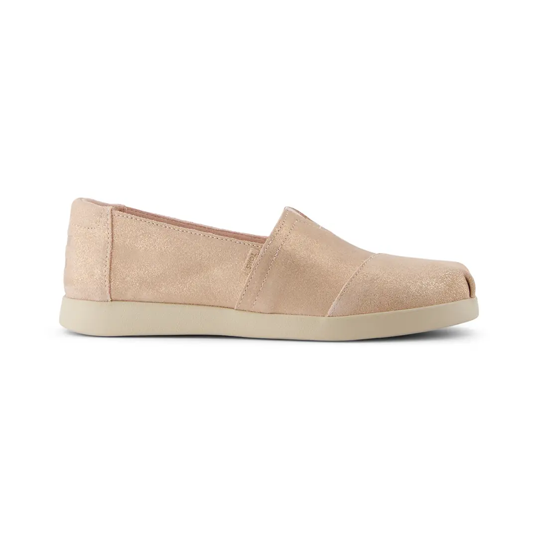 10021918 Toms Alpargata Plus Pale Rose Metallic Suede