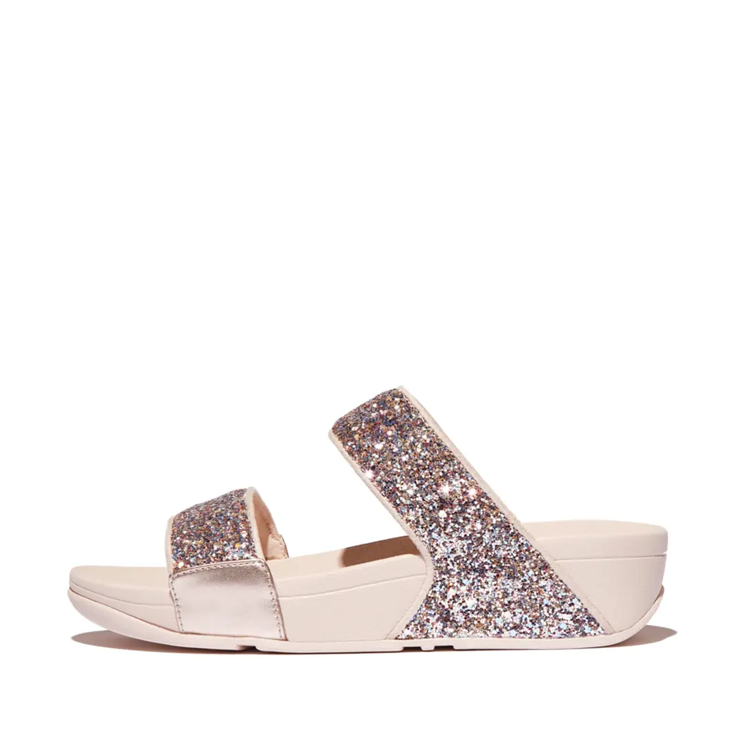 JE5 FitFlop LULU MULTI-TONAL GLITTER SLIDES