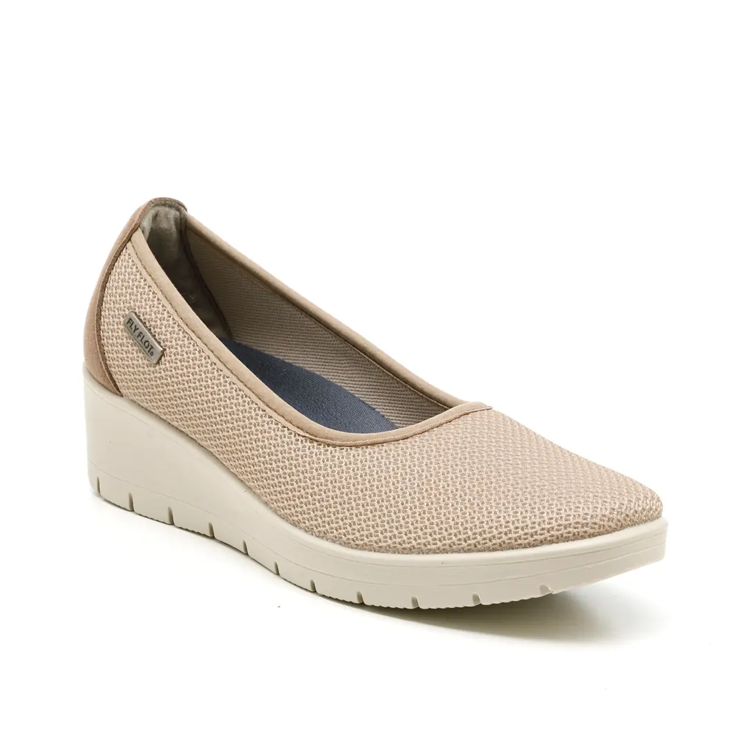 18 X15 7X Fly Flot CLOTH WOMAN SHOE Beige