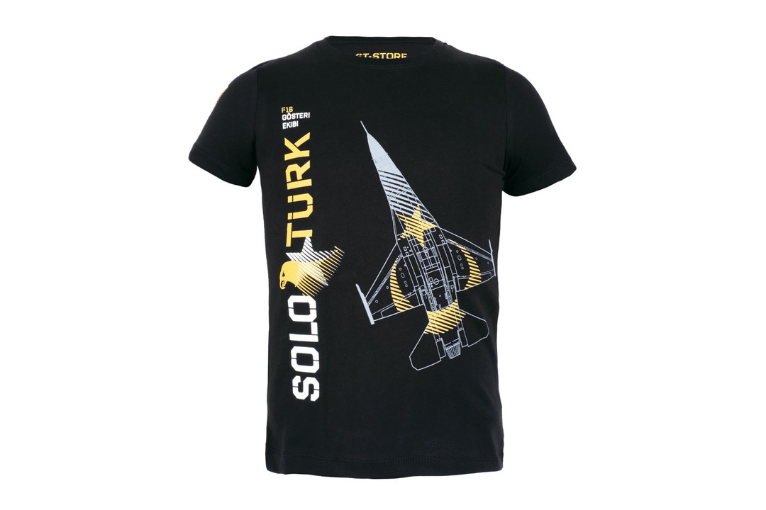 Dikey Logolu Siyah Çocuk TişörtSOLOTÜRK₺ 400.00 Dikey Logolu Siyah Çocuk TişörtSOLOTÜRK₺ 400.00
