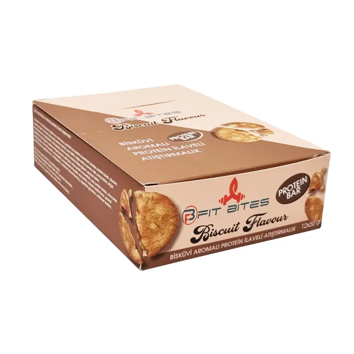 FitBites Protein Bar Bisküvili 12 Adet