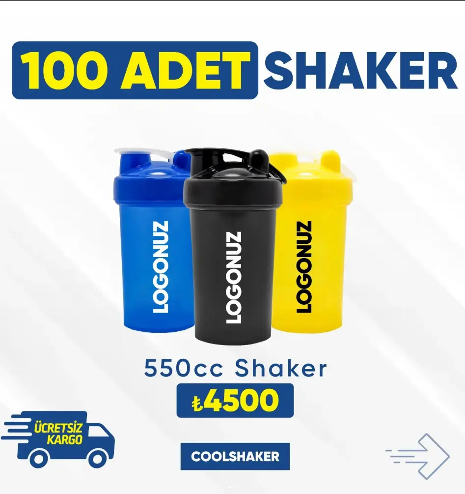 COOL Shaker 550 Ml (100 Adet)