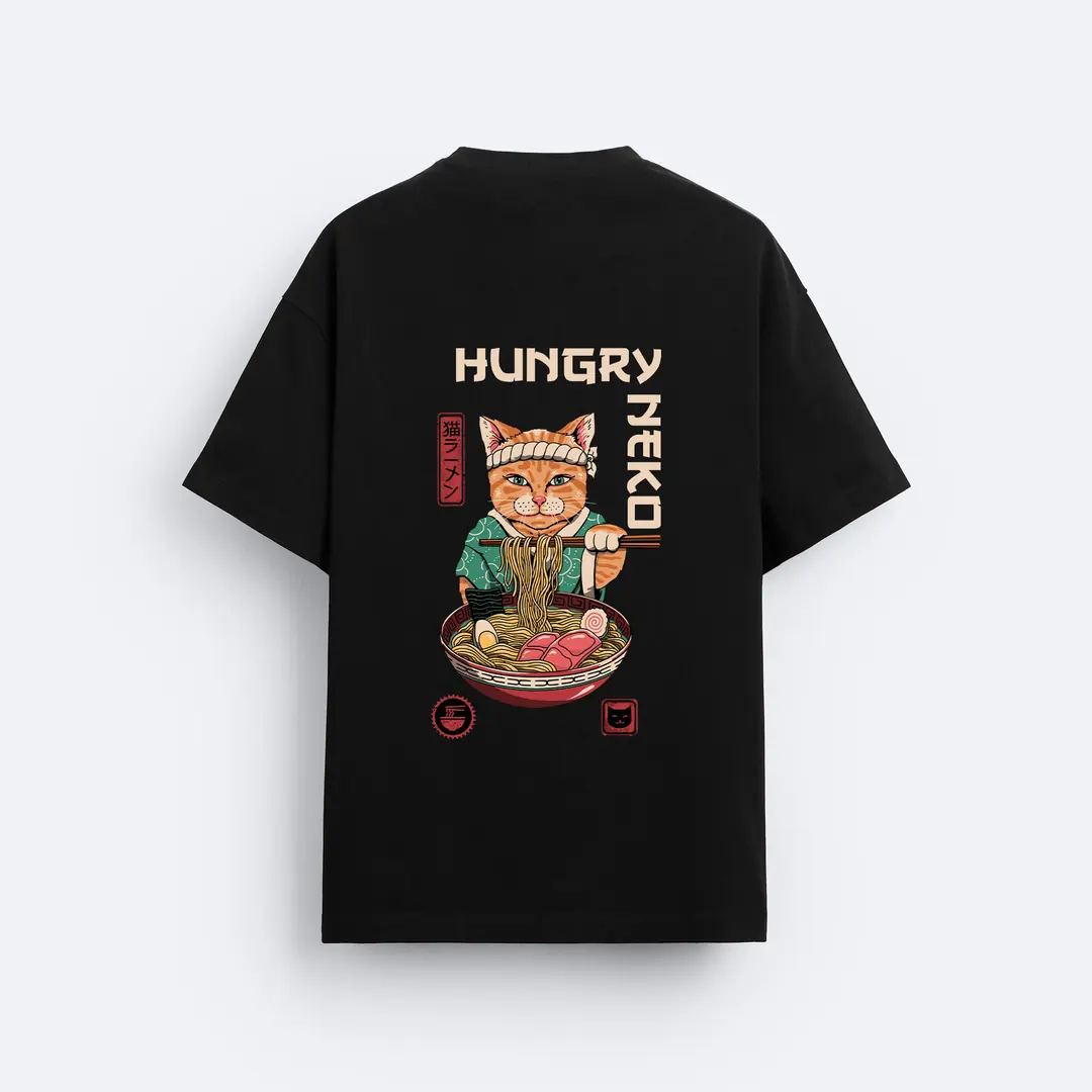 Hungry Neko Tişört