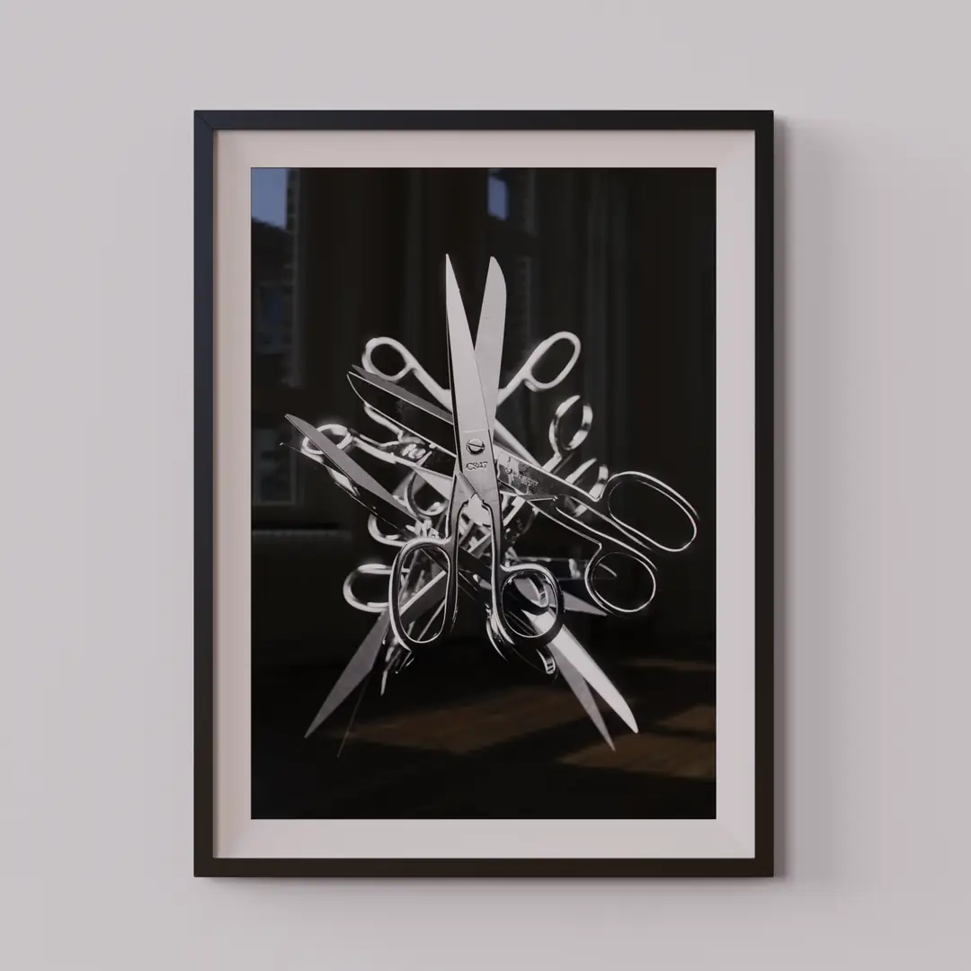 Makaslar 50x70 cm Poster