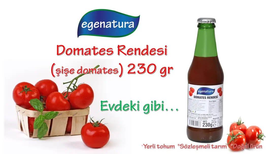 Şişe domates (domates rendesi)