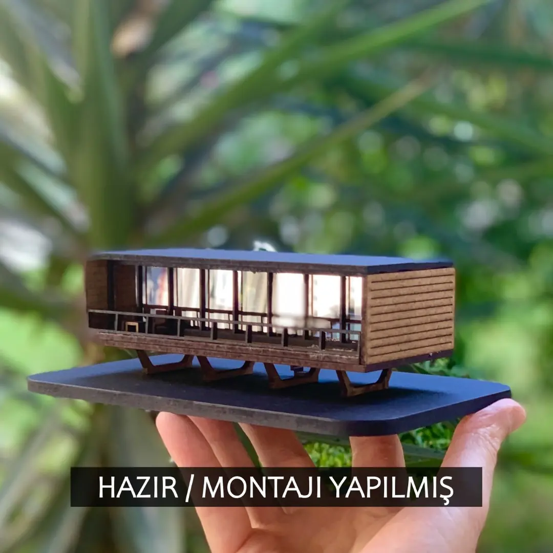 MODERN EV MAKETİ - HAZIR MAKET EV SERİSİ