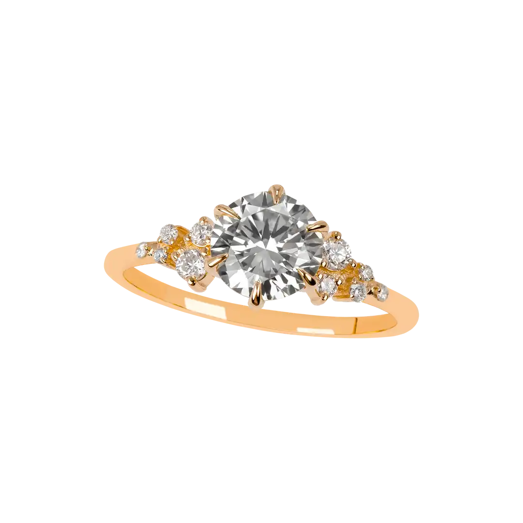 0,73 ct (D/SI2) Pırlanta Taşlı Vintage Tektaş Yüzük GIA Sertifikalı