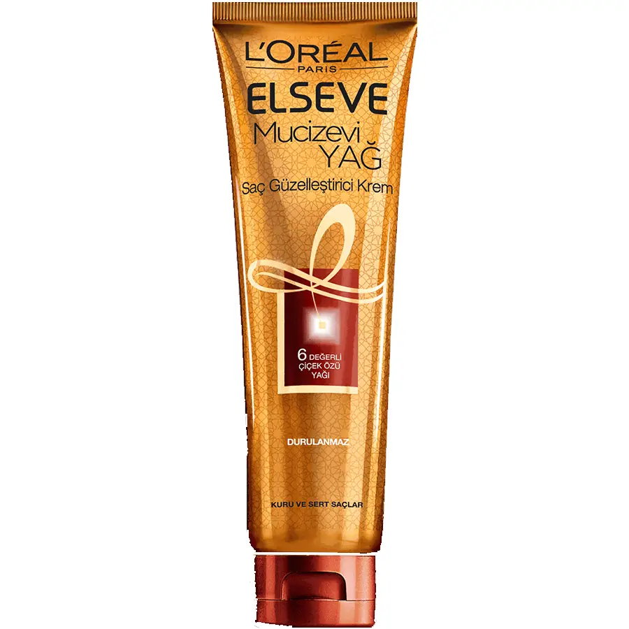 Loreal Paris Elseve Mucizevi Yağ Saç Güzelleştirici Krem 150ml-Kuru ve ...