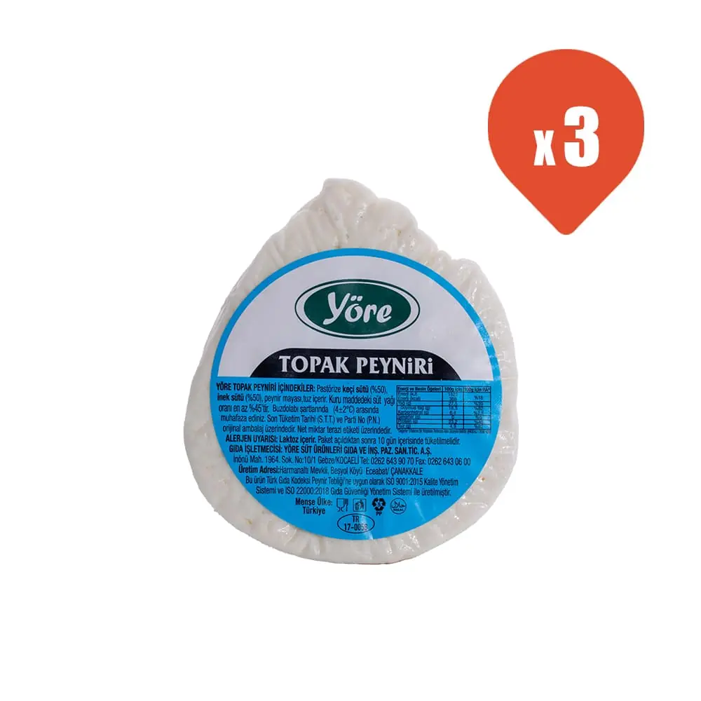 Yöre Topak Peyniri 1 kg - Yöre Toptan