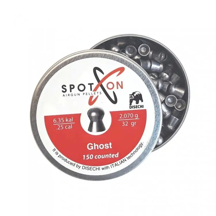 Spoton Ghost 32 Grain 6.35mm Havalı Tüfek Saçması, Pellet - Gunex