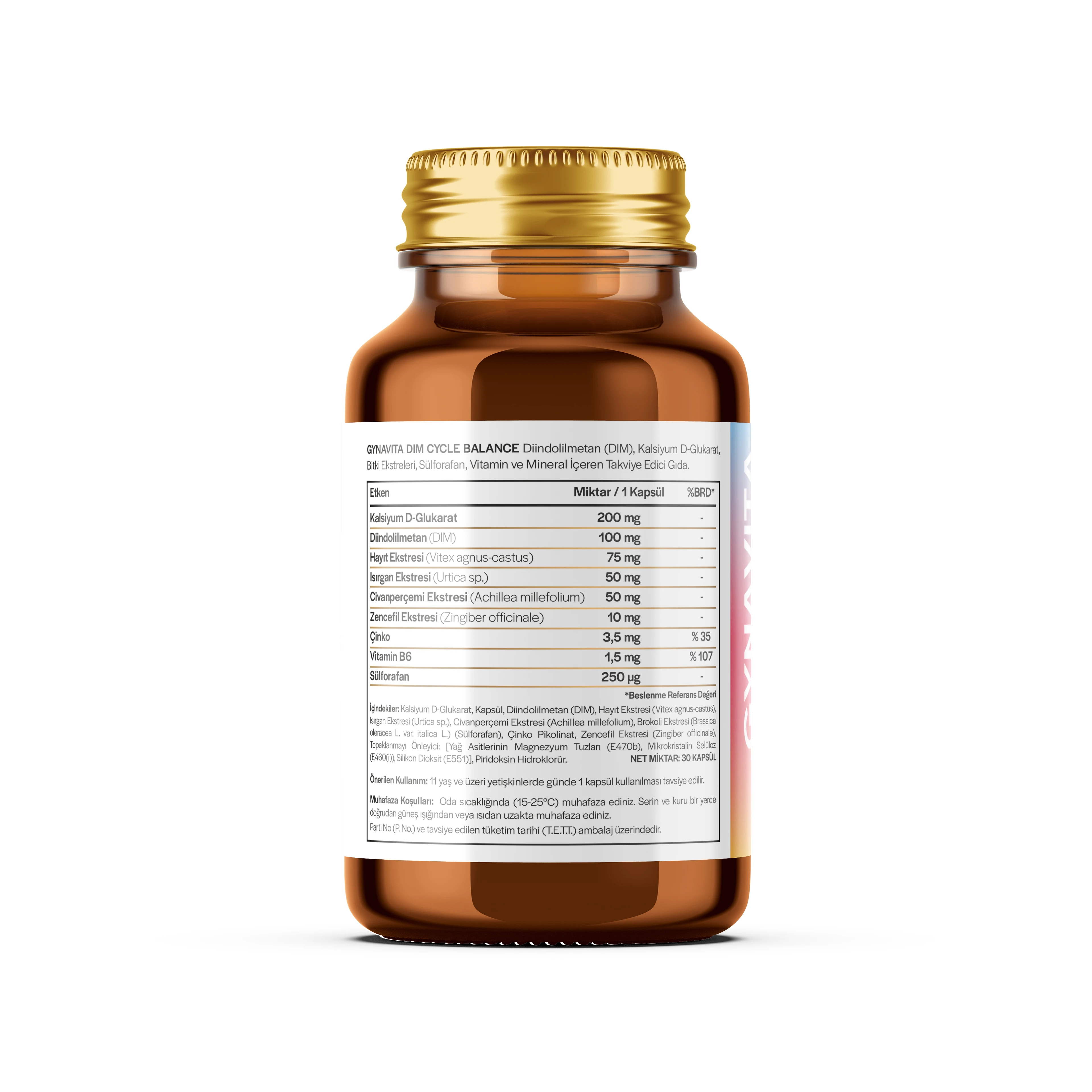 DIM Cycle Balance | Hormonal Denge Takviyesi | 200mg DIM | GYNAVITA