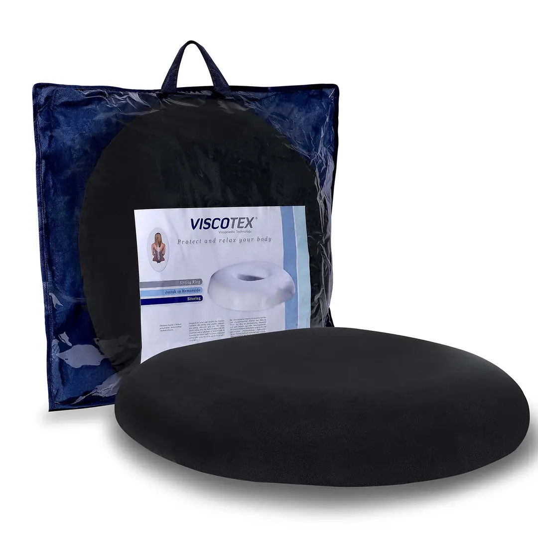 Visco Ortopedik Oturma Simidi Siyah - Viscotex