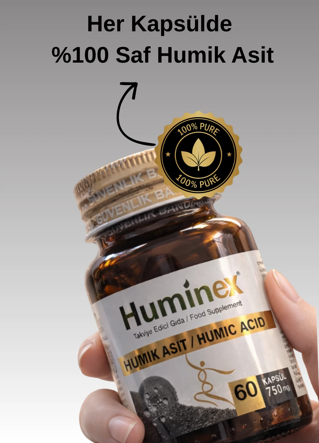 Huminex® Humik Asit İçeren 60 Kapsül Takviye Edici Gıda