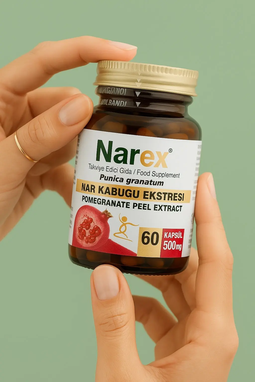 Narex 60 Kapsül 500 mg (Nar Kabuğu Ekstresi İçerir)