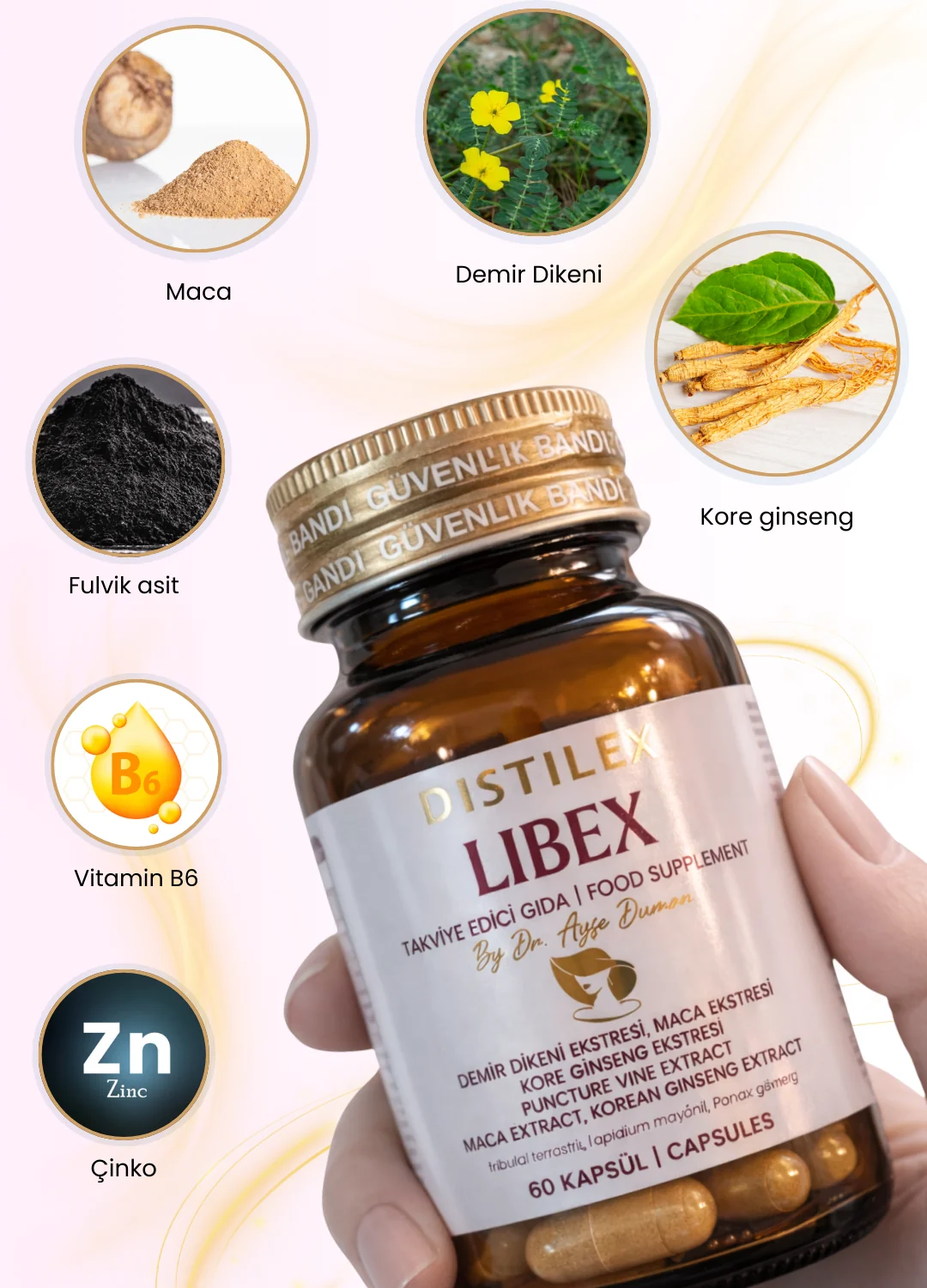 LIBEX® By Dr. Ayşe Duman Bitkisel Ekstreler, Vitamin ve Mineral İçeren ...