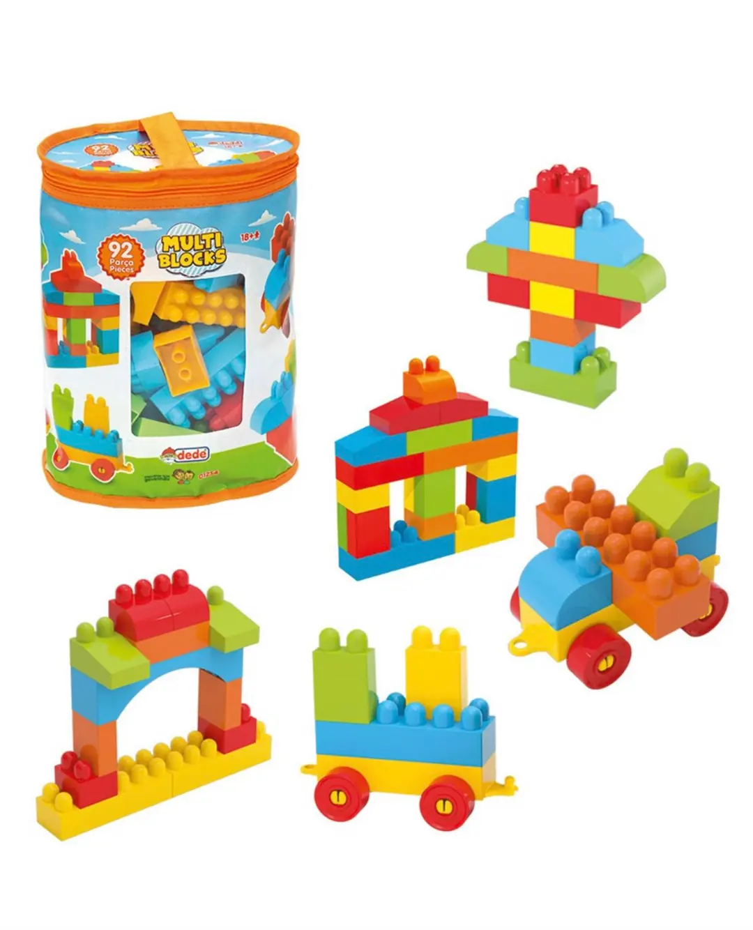 Dede Multi Block Logo 92 Parça - Kaptan Oyuncak